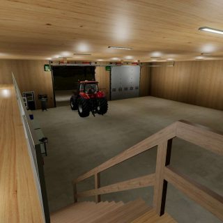 Garage Red 70x90 v1.0 FS22 Mod | Farming Simulator 22 Mod