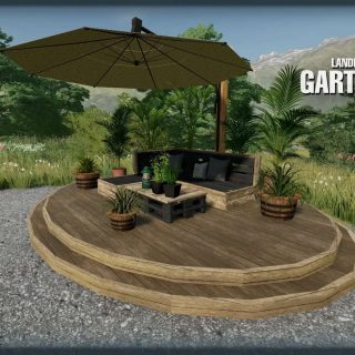 Garden Oasis v1.0 FS22 Mod | Farming Simulator 22 Mod