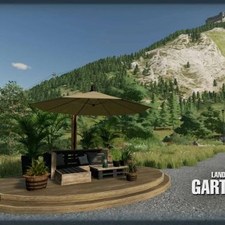 Garden Oasis v1.0 FS22 Mod | Farming Simulator 22 Mod