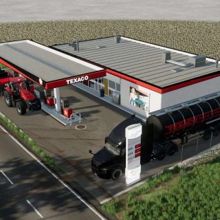 Gas Station Pack v1.0 FS22 Mod | Farming Simulator 22 Mod