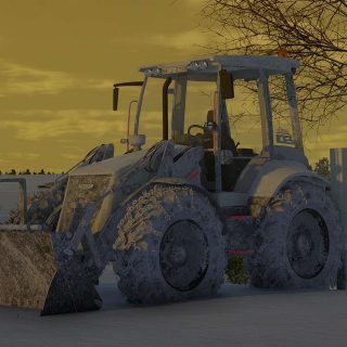 HMK 102B Backhoe Loader v1.0 FS22 Mod | Farming Simulator 22 Mod