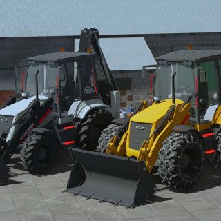 HMK 102B Backhoe Loader v1.0 FS22 Mod | Farming Simulator 22 Mod