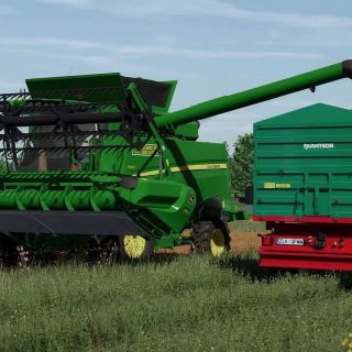 John Deere T-Series and 600X Headers v1.3 FS22 Mod | Farming Simulator ...