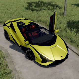 Lamborghini SianRoadster 2021 v1.0 FS22 Mod | Farming Simulator 22 Mod
