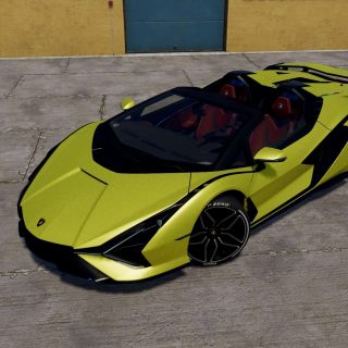 Lamborghini SianRoadster 2021 v1.0 FS22 Mod | Farming Simulator 22 Mod