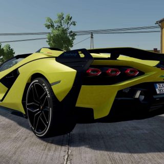 Lamborghini SianRoadster 2021 v1.0 FS22 Mod | Farming Simulator 22 Mod