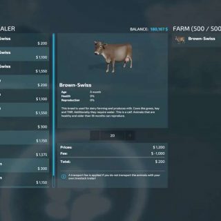 Large Cow Capacity Pen v1.8 FS22 Mod | Farming Simulator 22 Mod