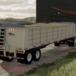 Maurer 40ft Grain Hopper v1.0 FS22 Mod | Farming Simulator 22 Mod