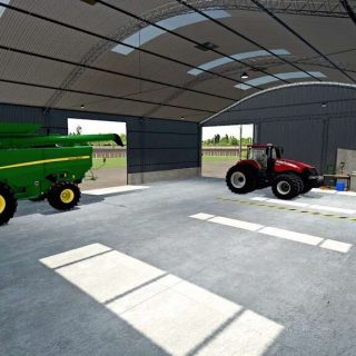 Medium Shed With Workshop And Office v1.0 FS22 Mod | Farming Simulator ...