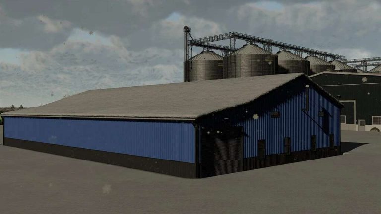 Metal Garage Or Workshop v1.0 FS22 Mod | Farming Simulator 22 Mod