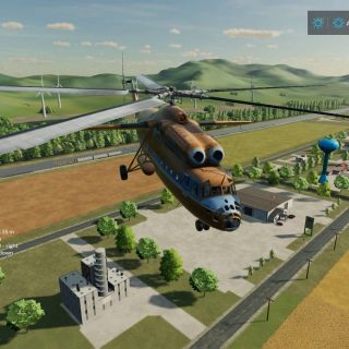 Mi-6A helicopter v1.0 FS22 Mod | Farming Simulator 22 Mod