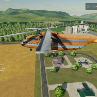 Mi-6A helicopter v1.0 FS22 Mod | Farming Simulator 22 Mod