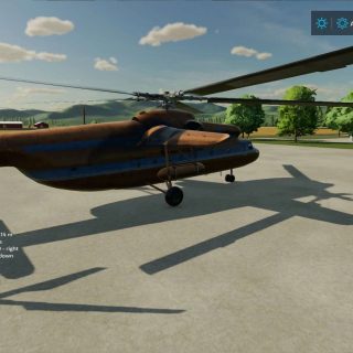 Mi-6A helicopter v1.0 FS22 Mod | Farming Simulator 22 Mod