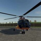 Mi-8 helicopter v1.0 FS22 Mod | Farming Simulator 22 Mod
