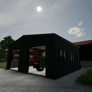 Modern Two Car Garage v1.0 FS22 Mod | Farming Simulator 22 Mod