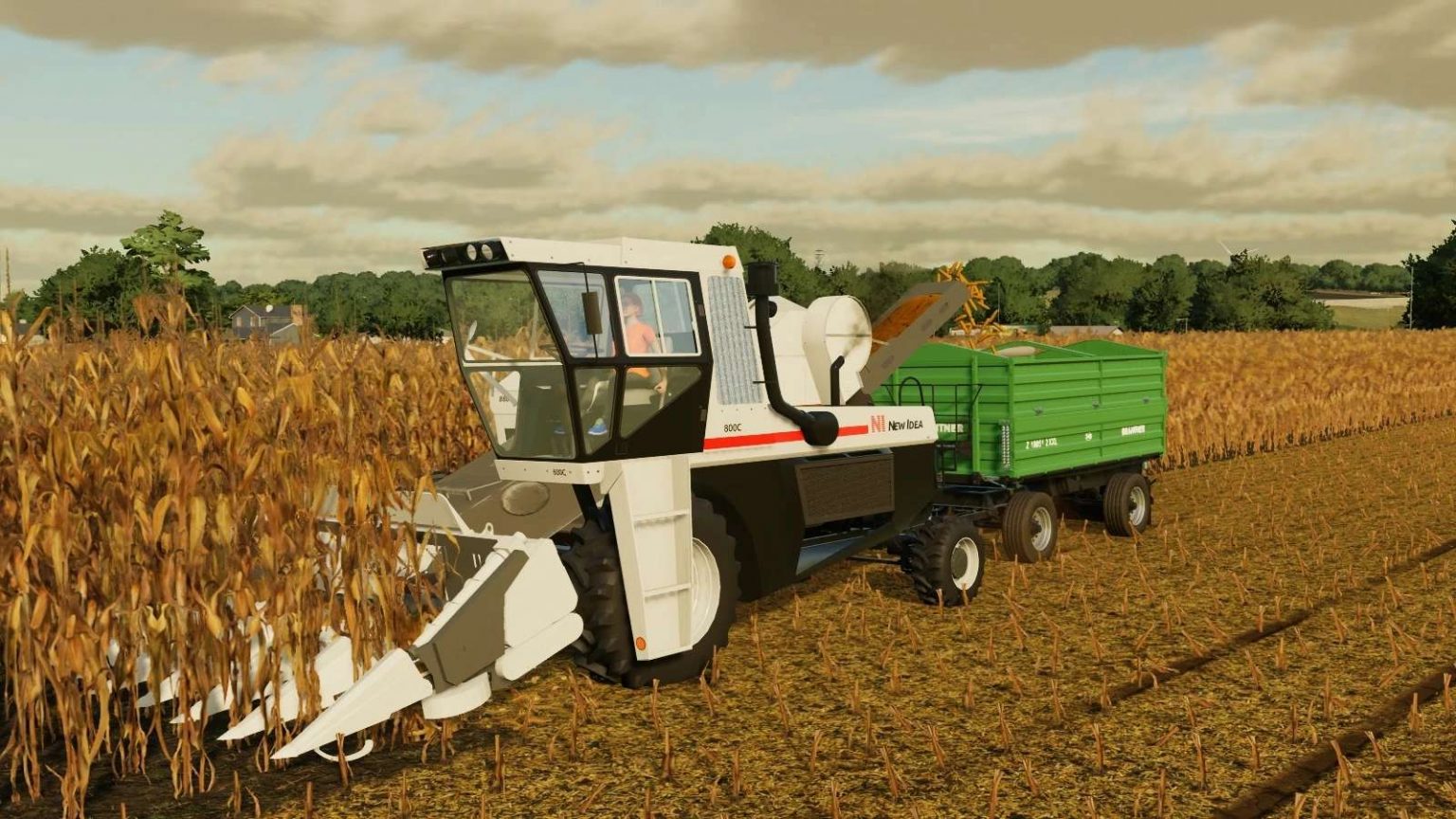 New Idea 800C combine harvester v1.0 FS22 Mod | Farming Simulator 22 Mod