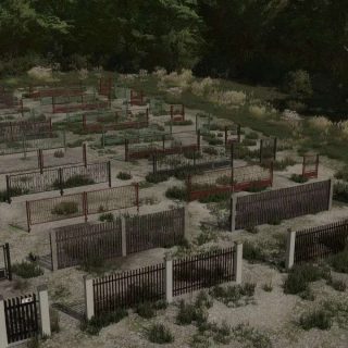 Old Polish Fences Pack BETA v1.0 FS22 Mod | Farming Simulator 22 Mod