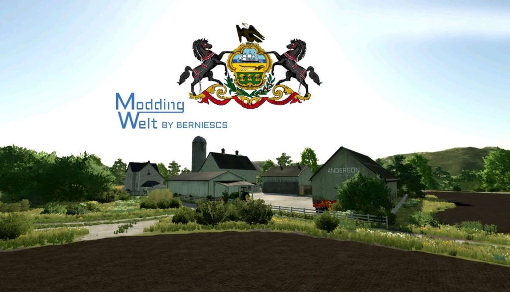 Pennsylvania Map Edit v1.0 FS22 Mod | Farming Simulator 22 Mod