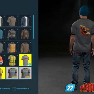 PINDER circus clothing v1.0 FS22 Mod | Farming Simulator 22 Mod