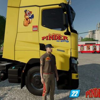 PINDER circus clothing v1.0 FS22 Mod | Farming Simulator 22 Mod