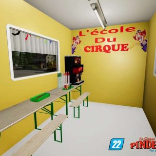 PINDER School Trailer v1.0 FS22 Mod | Farming Simulator 22 Mod