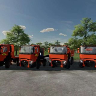 Renault C480 Public Works Pack v1.0 FS22 Mod | Farming Simulator 22 Mod