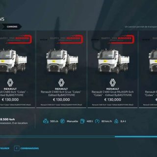 Renault C480 Public Works Pack v1.0 FS22 Mod | Farming Simulator 22 Mod