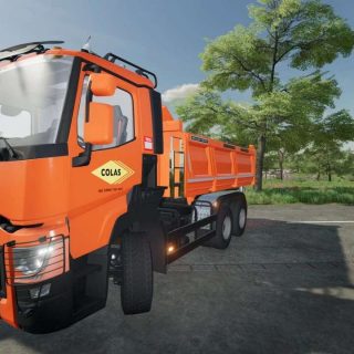 Renault C480 Public Works Pack v1.0 FS22 Mod | Farming Simulator 22 Mod