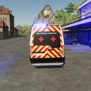 Renault Master VPSP French Red Cross v1.0 FS22 Mod | Farming Simulator ...