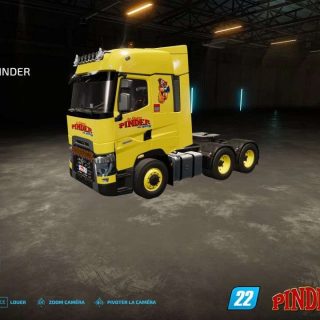 Renault TRanger PINDER v1.0 FS22 Mod | Farming Simulator 22 Mod