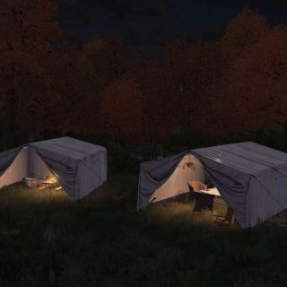 Seasonal Tents v1.0 FS22 Mod | Farming Simulator 22 Mod