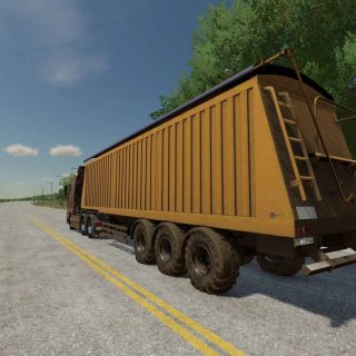 Semitrailer DNESTR-9357-01 v2.0 FS22 Mod | Farming Simulator 22 Mod