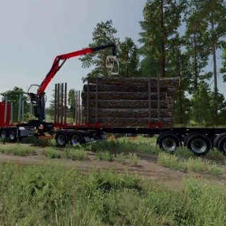 Shortwood Trailer v1.0 FS22 Mod | Farming Simulator 22 Mod