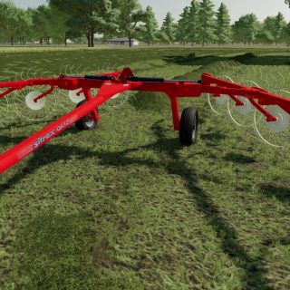 Sitrex QR12 V Rake v1.0 FS22 Mod | Farming Simulator 22 Mod