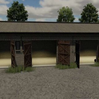 Small Brick Garage v1.0 FS22 Mod | Farming Simulator 22 Mod