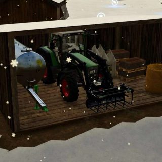 Small storage building v1.0.1 FS22 Mod | Farming Simulator 22 Mod