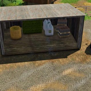 Small storage building v1.0.1 FS22 Mod | Farming Simulator 22 Mod