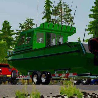 StabiCraft Boat and Trailer v1.0 FS22 Mod | Farming Simulator 22 Mod
