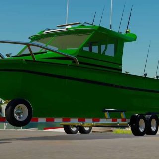 StabiCraft Boat and Trailer v1.0 FS22 Mod | Farming Simulator 22 Mod