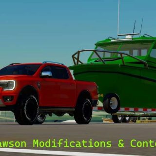 StabiCraft Boat and Trailer v1.0 FS22 Mod | Farming Simulator 22 Mod