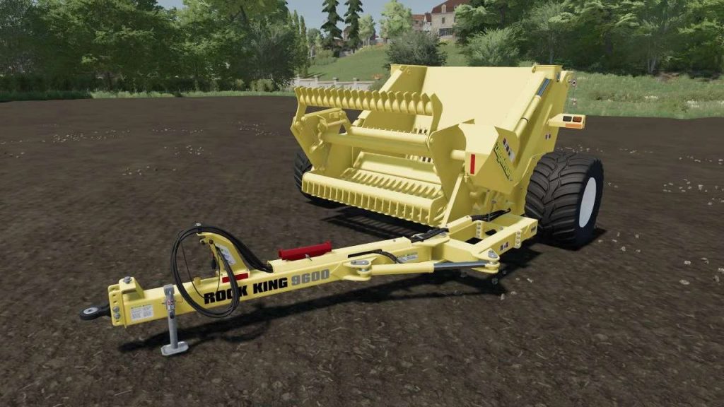 Stone picker Degelman Unreal v1.0 FS22 Mod | Farming Simulator 22 Mod