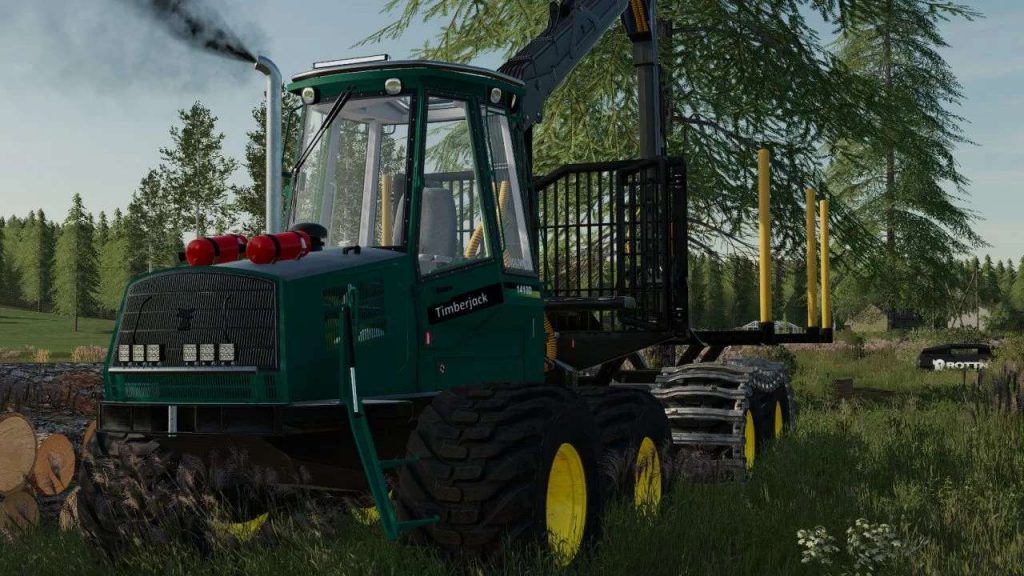 Timberjack 1410D Wide bunk v1.0 FS22 Mod | Farming Simulator 22 Mod