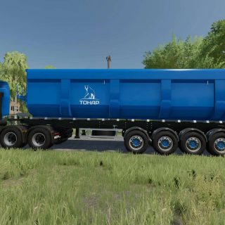 Tonar-952342 tipper semi-trailer v1.0 FS22 Mod | Farming Simulator 22 Mod