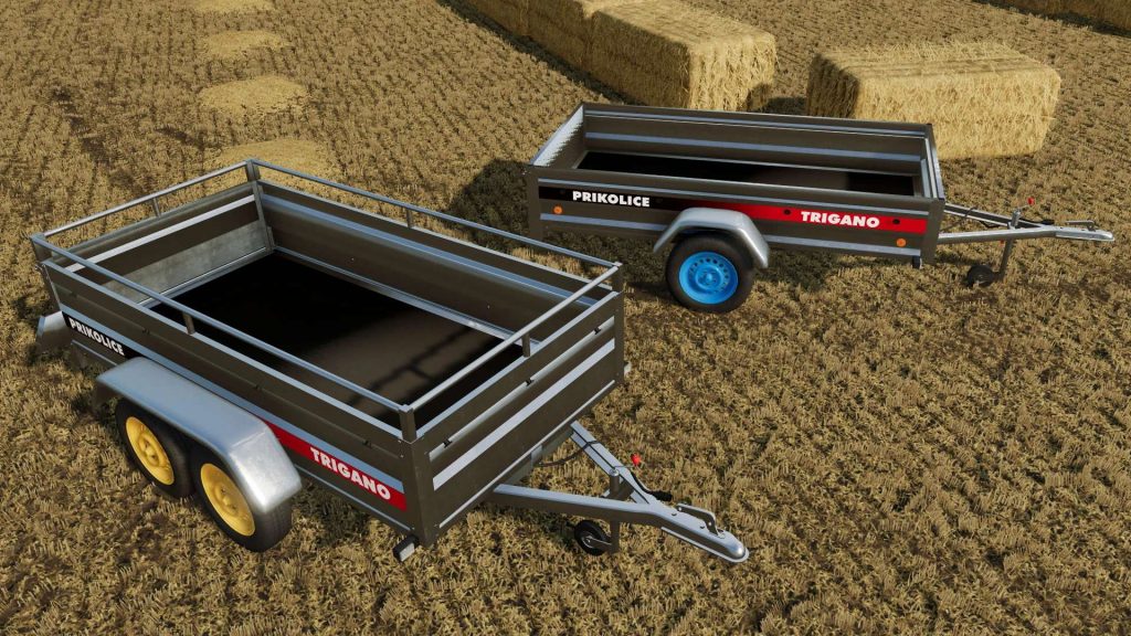 Trigano Car Trailers v1.0 FS22 Mod | Farming Simulator 22 Mod