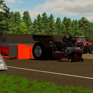 V8 Modified Puller [Low Cage] v1.0 FS22 Mod | Farming Simulator 22 Mod
