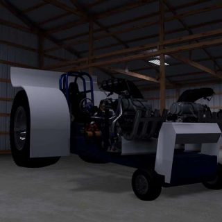 V8 Modified Puller [Low Cage] v1.0 FS22 Mod | Farming Simulator 22 Mod