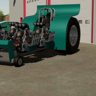 V8 Modified Puller [Low Cage] v1.0 FS22 Mod | Farming Simulator 22 Mod