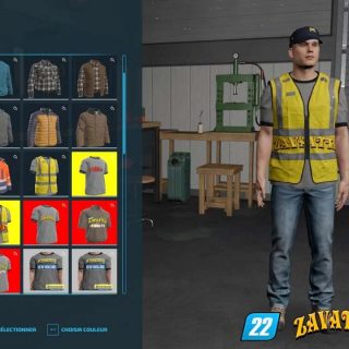 ZAVATTA circus clothing v1.0 FS22 Mod | Farming Simulator 22 Mod