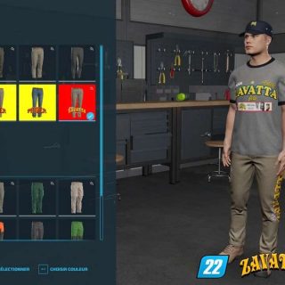 ZAVATTA circus clothing v1.0 FS22 Mod | Farming Simulator 22 Mod