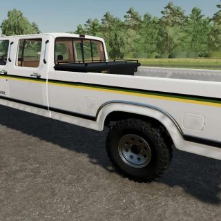 1986 Ford F350 John Deere Dealer Truck v1.0 FS22 Mod | Farming ...